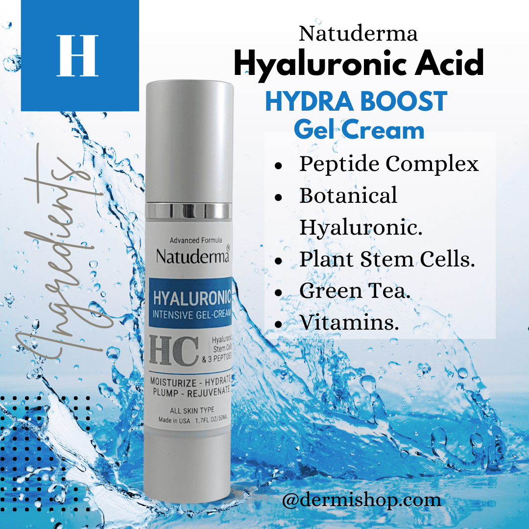 Hyaluronic Acid Face Moisturizer – Natuderma Advanced Hydrating Gel ...